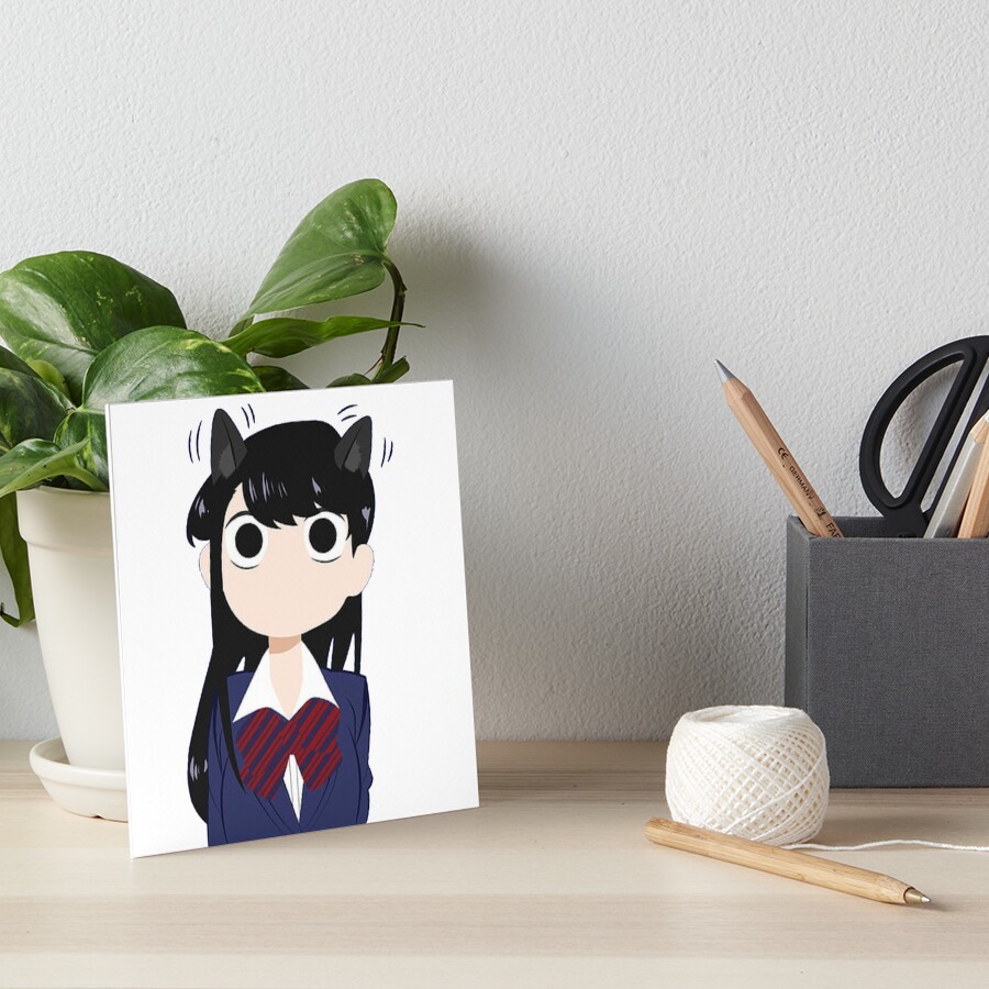 " Komi cant communicate" Art Board Print for Sale by WaifuCenter ...