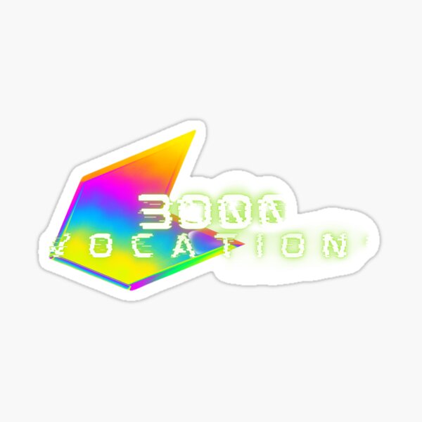 "Vocations 3000" Sticker for Sale by mapacs100 | Redbubble
