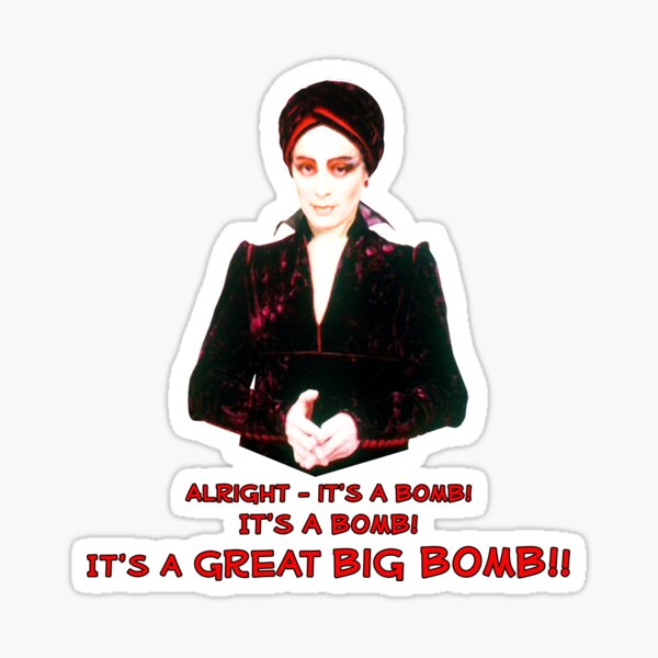 "It's da bomb!" Sticker for Sale by SpikyNeil | Redbubble