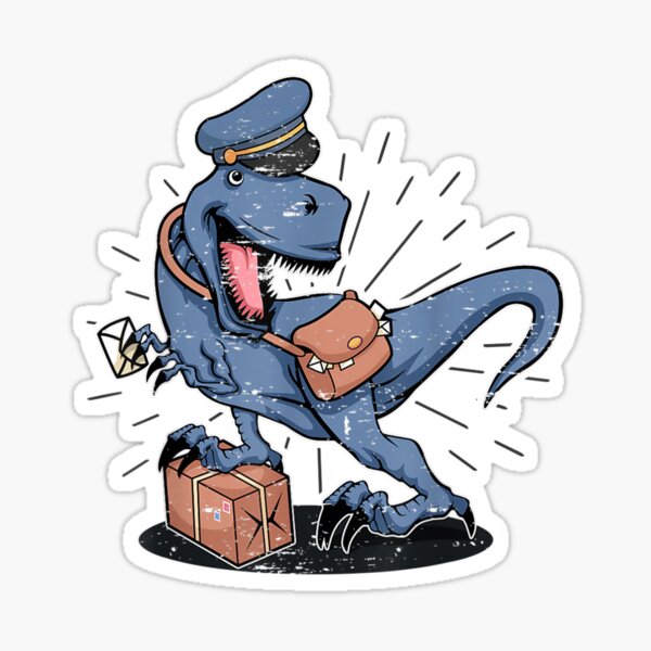 "Postman Mailman Deliverer" Sticker for Sale by susanvsidario | Redbubble