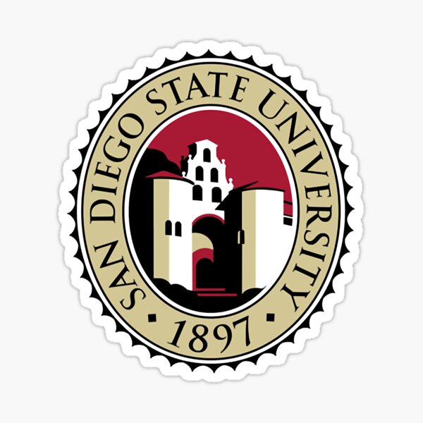 "SDSU San Diego State University 1897" Sticker for Sale by ...
