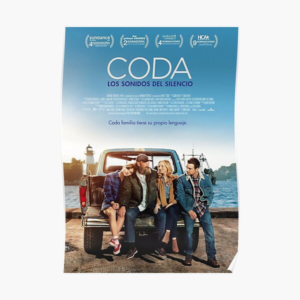 "CODA Movie Poster" Poster for Sale by vindisgranst | Redbubble
