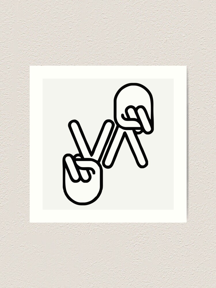 "Vape Nation - Hand symbol" Art Print by lindnerhoff | Redbubble