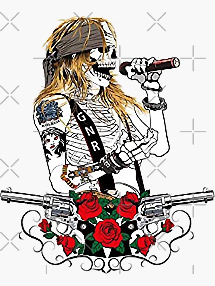 "Things To Demystify GNR" Sticker for Sale by MyahPearson97 | Redbubble