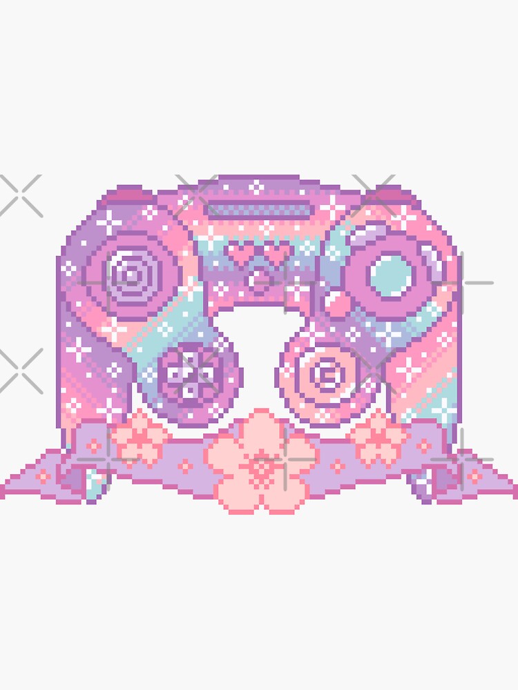 "Kopie von Galaxy Controller Pixel Art" Sticker for Sale by ...