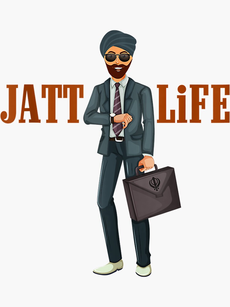 "Uncle Jee Punjabi Jatt Life in His Smart Business Attire Tank Top ...