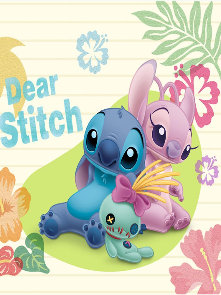 "Dear Stitch Essent" Sticker for Sale by begernyball | Redbubble