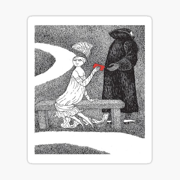 "edward gorey artist" Sticker for Sale by Flamingomom | Redbubble