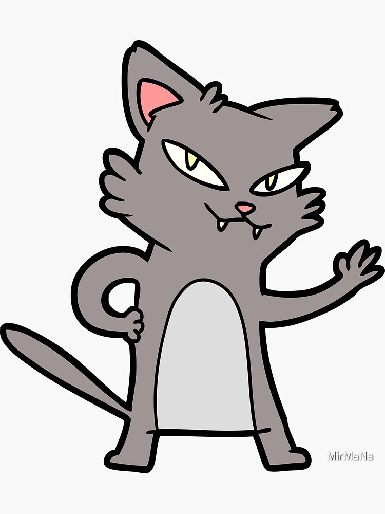 "Signal Cat Signal" Sticker for Sale by MirMaNa | Redbubble