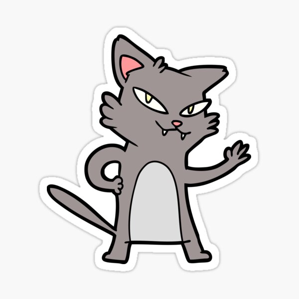 "Signal Cat Signal" Sticker for Sale by MirMaNa | Redbubble