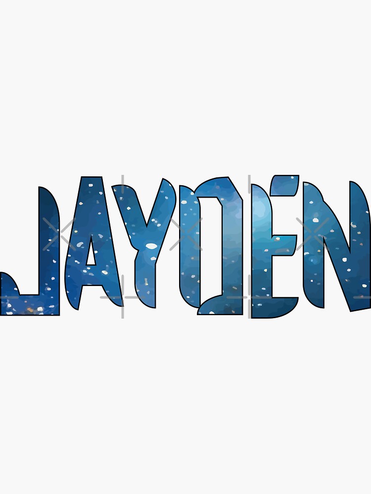 "JAYDEN Name IV - My name is JAYDEN - typography name - Galaxy Vibe ...