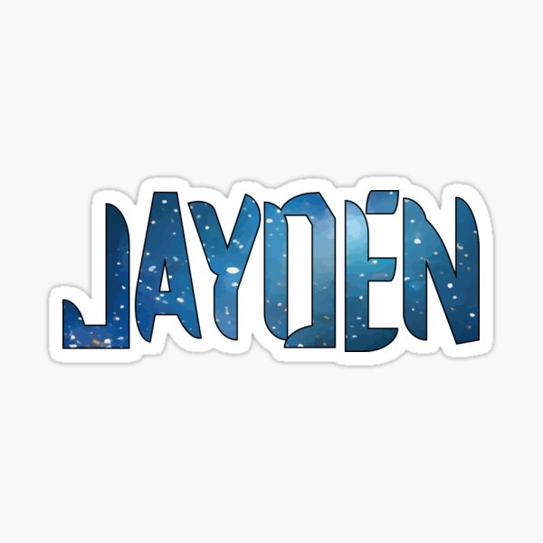 "JAYDEN Name IV - My name is JAYDEN - typography name - Galaxy Vibe ...