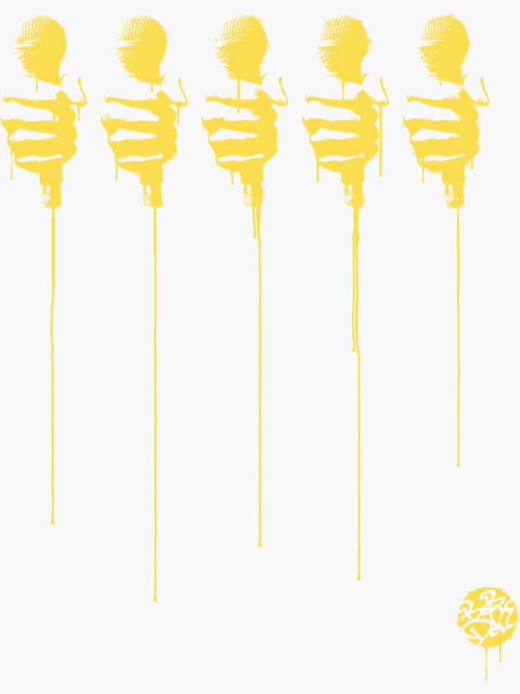 "Five Mics E" Sticker for Sale by retkaeugieb | Redbubble