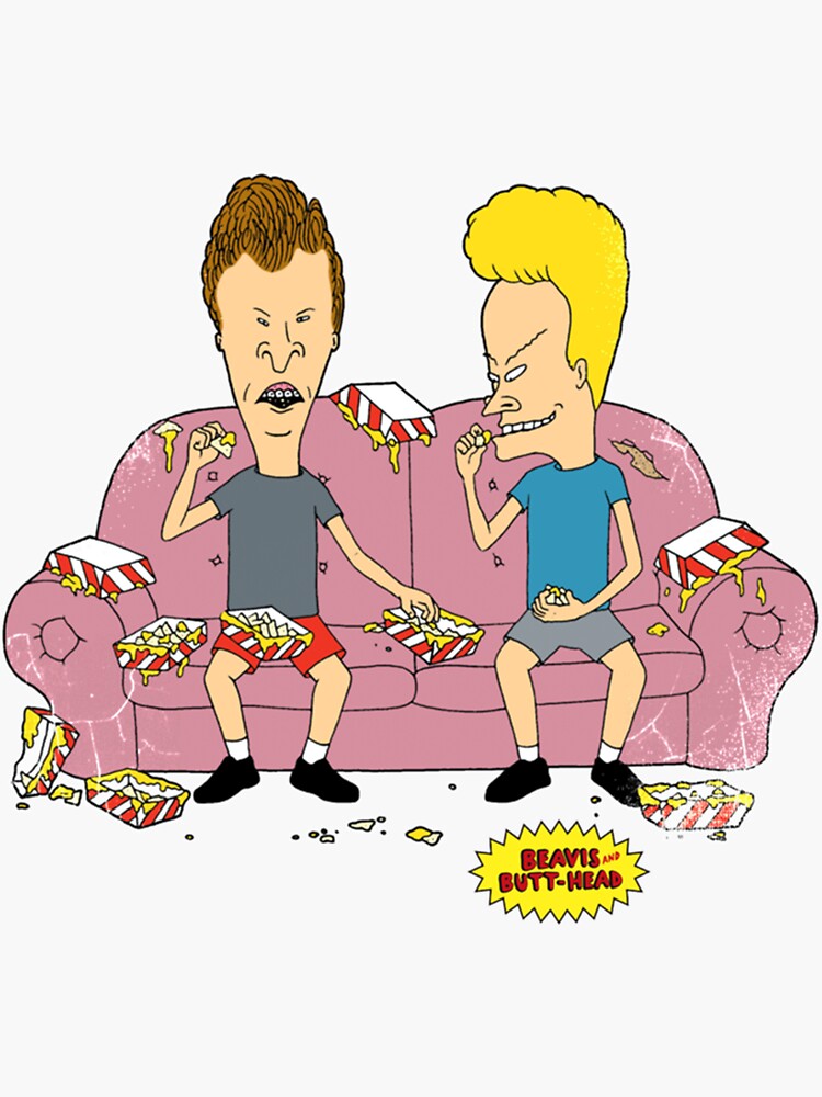 "Beavis and Butthead Nachos On The Couch Beavis and Butt-head E ...