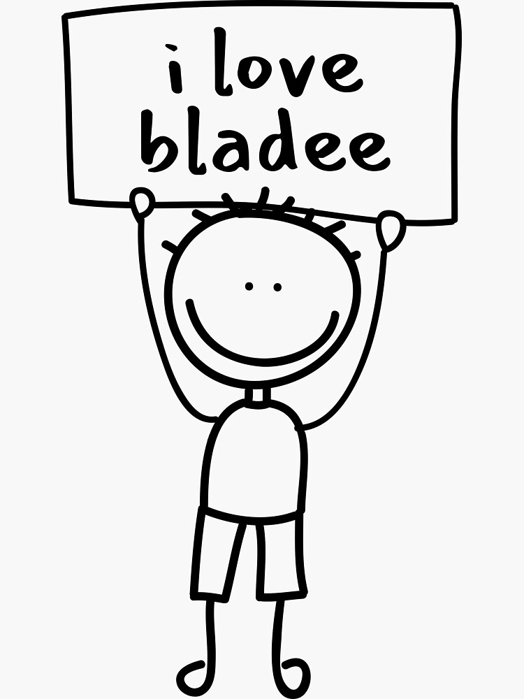 "I love bladee" Sticker for Sale by ClassicsShirt | Redbubble