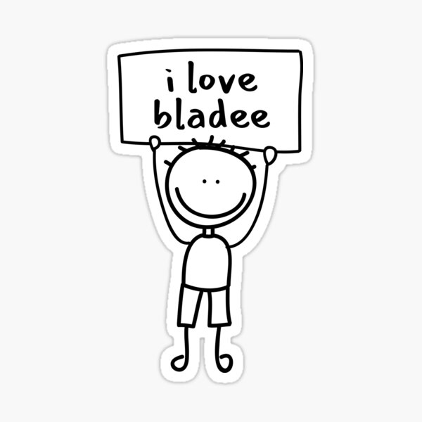 "I love bladee" Sticker for Sale by ClassicsShirt | Redbubble