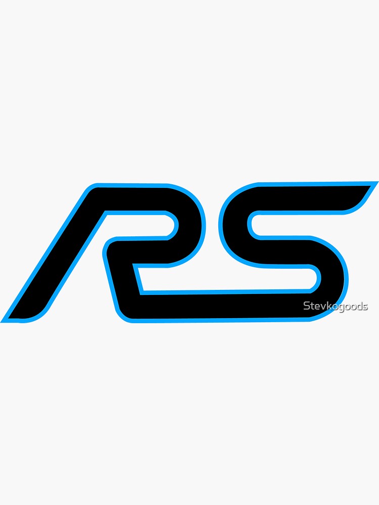 "black RS logo" Sticker for Sale by Stevkogoods | Redbubble