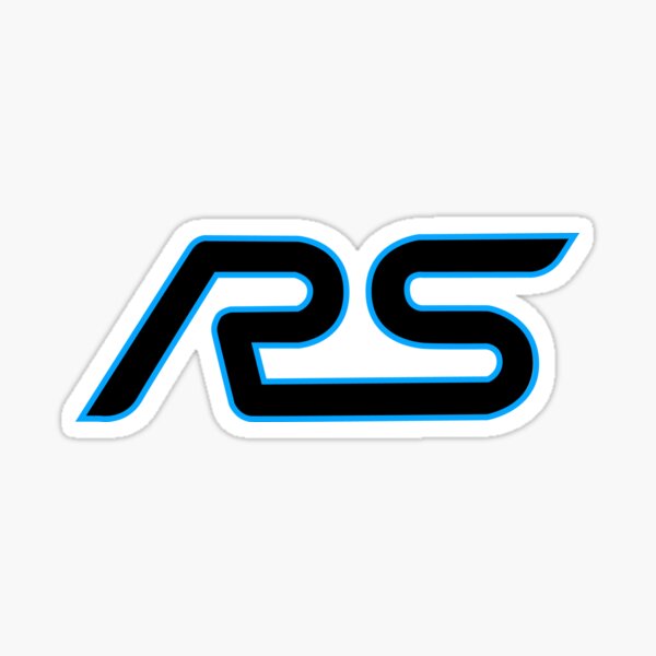 "black RS logo" Sticker for Sale by Stevkogoods | Redbubble