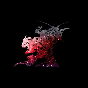 "Galaxy FF6 Black" Sticker for Sale by DRKNT | Redbubble