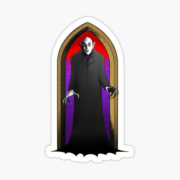 "Nosferatu" Sticker for Sale by EllyMellow | Redbubble