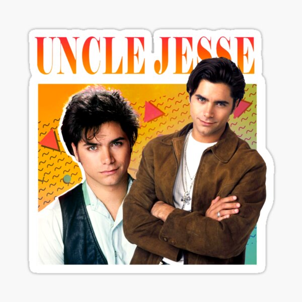"Uncle Jesse Tribute Tee 20" Sticker for Sale by sophieshezj | Redbubble