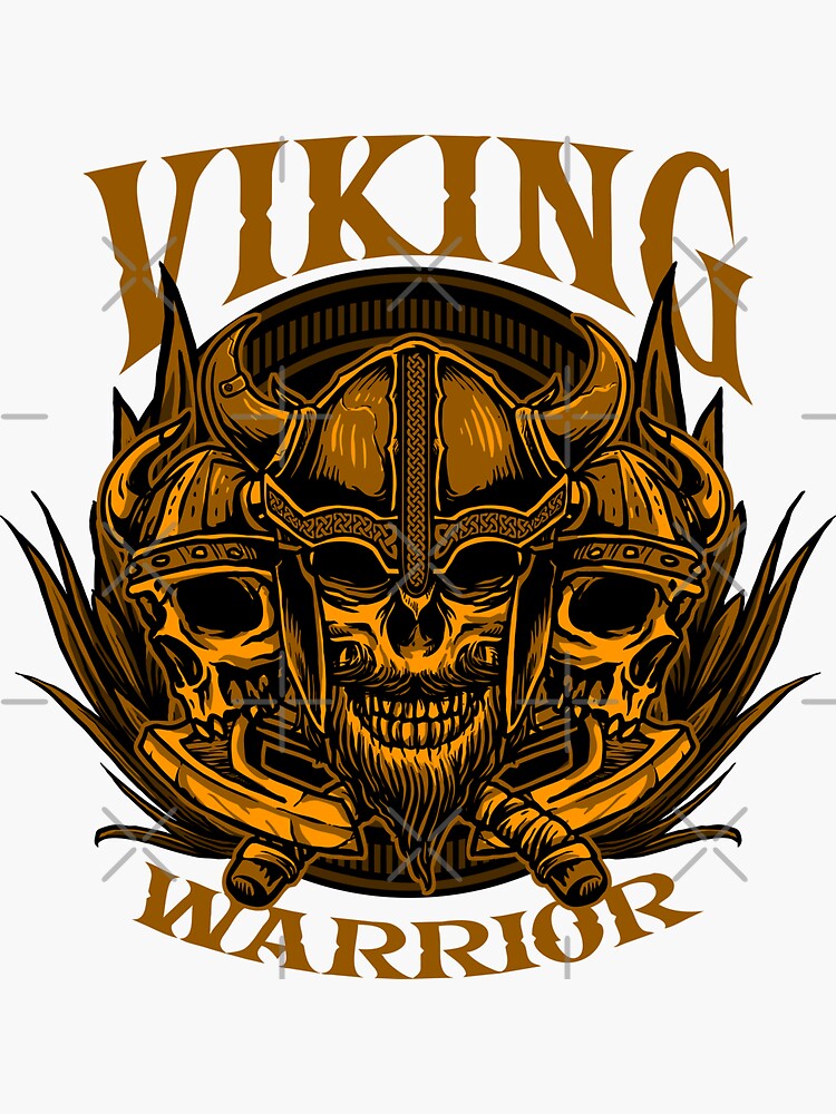 " Viking Warrior - Norse Shield" Sticker for Sale by Emil1993 | Redbubble