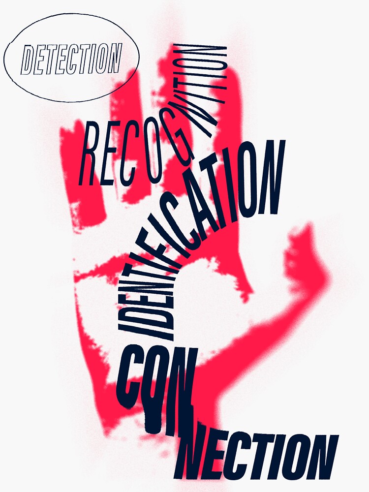 "Detection Recognition Identification Connection with Pink Hand ...