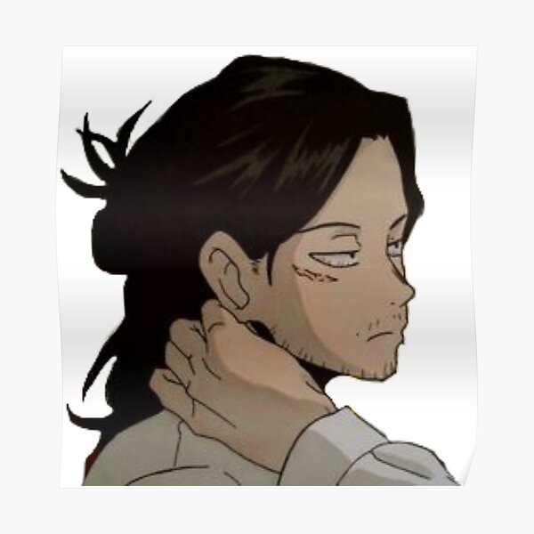 "Man Bun Aizawa" Poster for Sale by fanatic-for-u | Redbubble