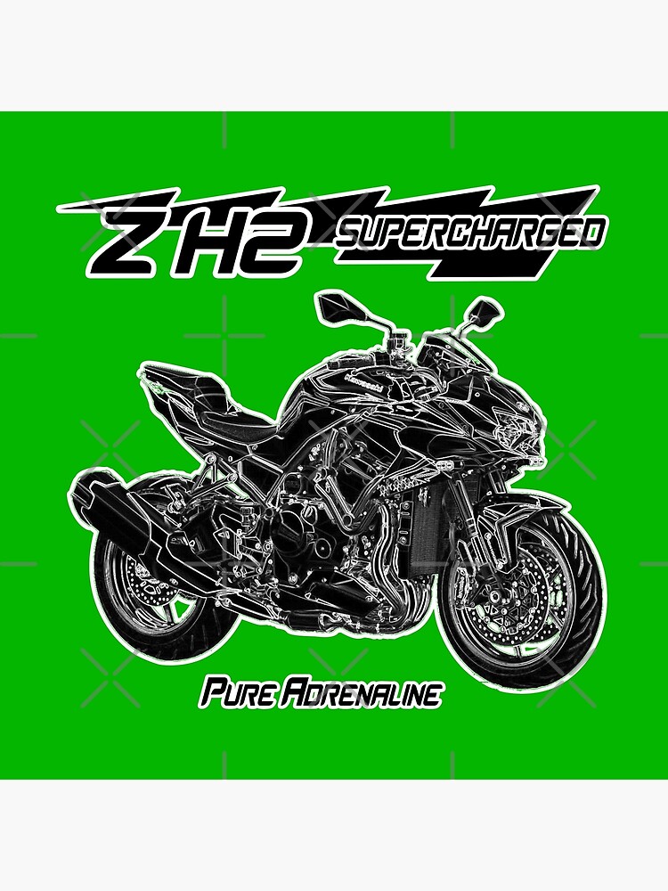 "Z H2 Motorcycle Super Charged - Custom Design" Poster for Sale by ...