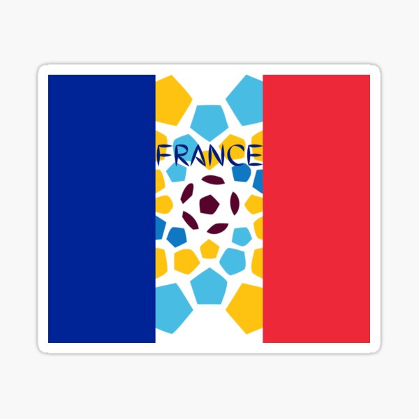"france football fan" Sticker for Sale by APURU | Redbubble