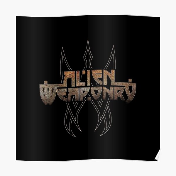 "Alien Weaponry merch" Poster for Sale by Hanagrail | Redbubble