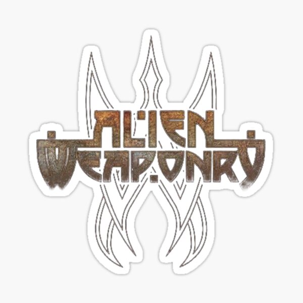 "Alien Weaponry merch" Sticker for Sale by Hanagrail | Redbubble