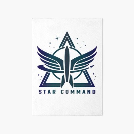 "Star Command Space Ranger Insignia" Art Board Print by asteea | Redbubble