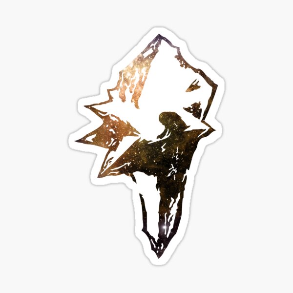 "Galaxy FF9 Black" Sticker for Sale by DRKNT | Redbubble