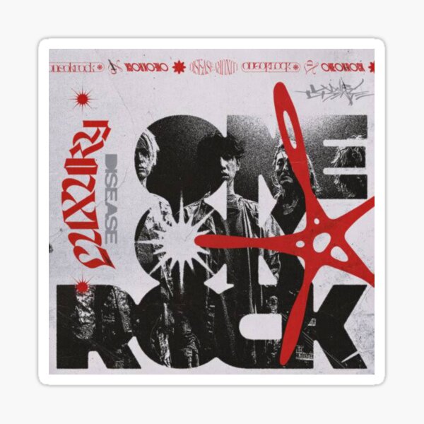 "Luxury Disease Save Yourself " Sticker for Sale by Rampagegattling ...