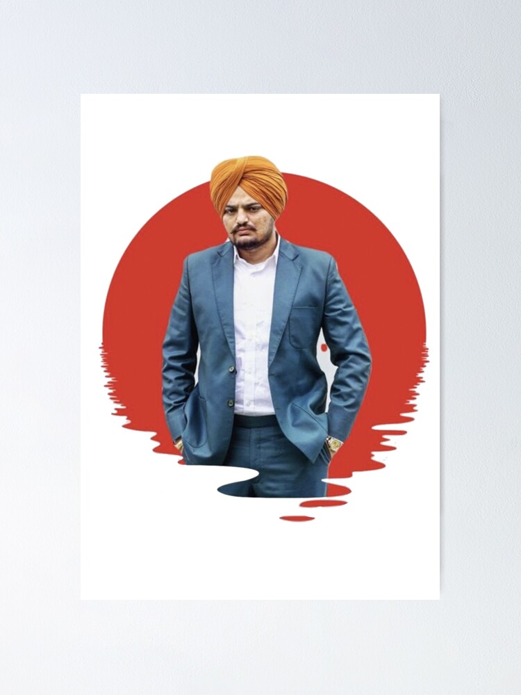 "Sidhu Moosewala" Poster for Sale by gurdasmahal | Redbubble