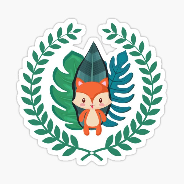 "Foxy" Sticker for Sale by redbubblesireen | Redbubble