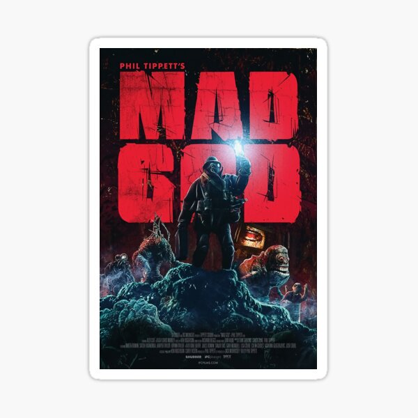 "MAD GOD" Sticker for Sale by jamesdunham | Redbubble