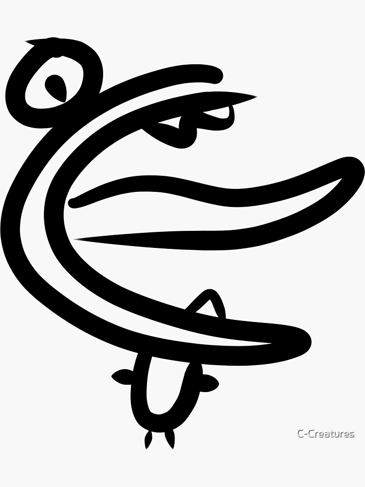 "C-Creature #2 (Baby)" Sticker for Sale by C-Creatures | Redbubble