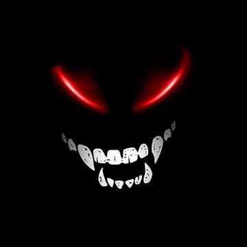 "demon red eyes led light" Art Board Print by MirallesDiGital | Redbubble