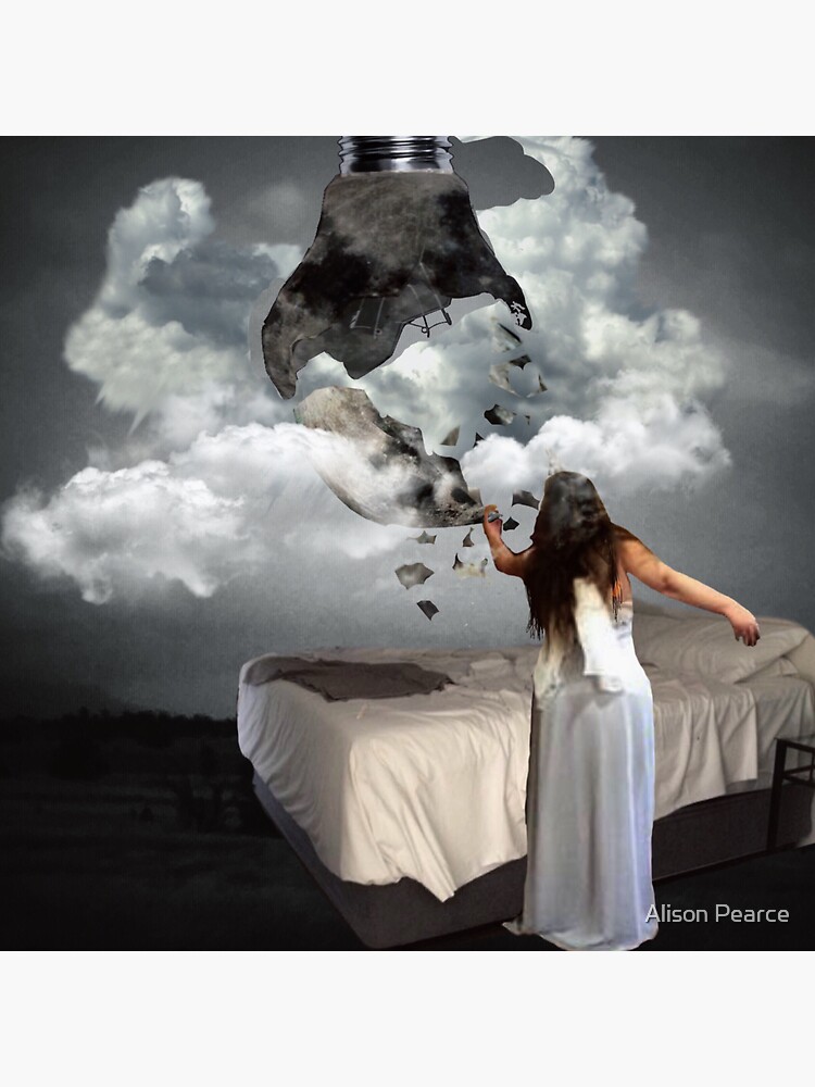 "Broken Moon" Sticker for Sale by Aliree | Redbubble