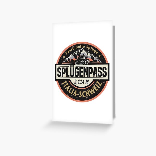 "Splugen Pass, Passo dello Spluga" Greeting Card by studio838 | Redbubble