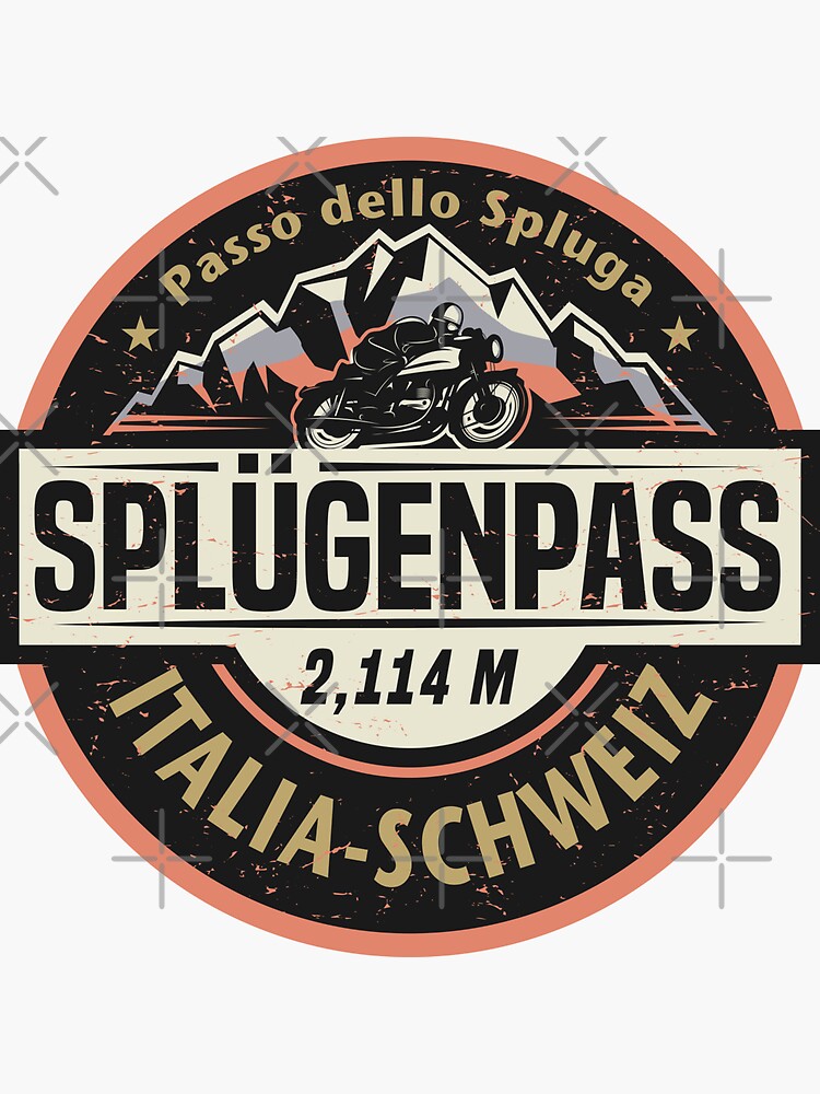 "Splugen Pass, Passo dello Spluga" Sticker for Sale by studio838 ...