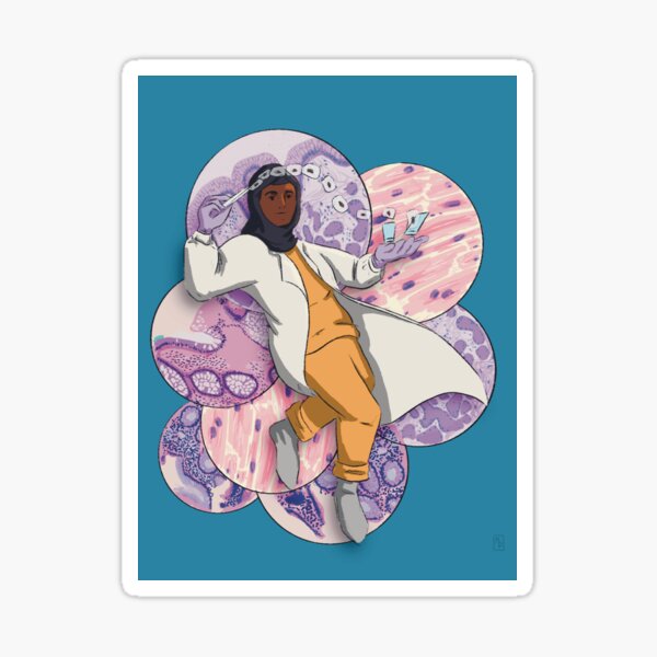 "Histology + Pathology" Sticker for Sale by niloneye | Redbubble