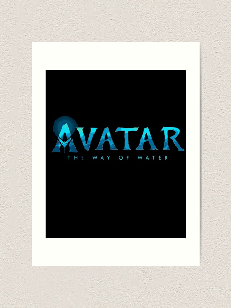 "Avatar 2 movie logo the way of water " Art Print for Sale by ...