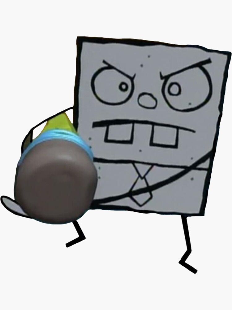 "Doodlebob" Sticker for Sale by chabezlprodinm | Redbubble