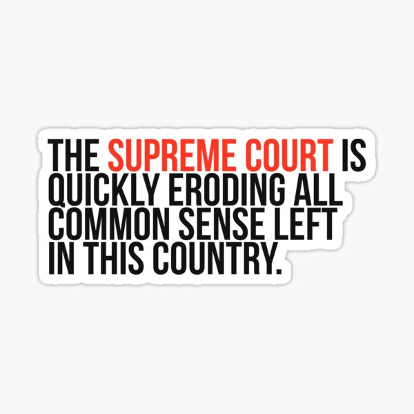 "Supreme court" Sticker for Sale by herostoore | Redbubble