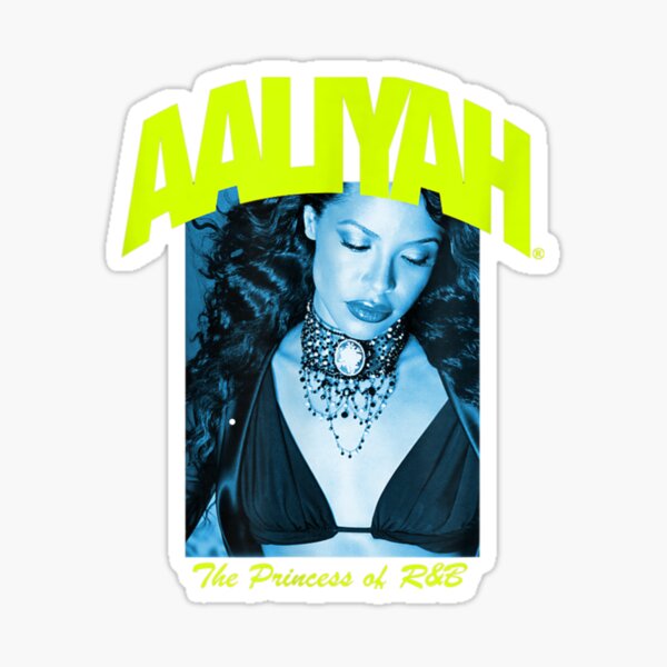 "aaliyah fans " Sticker for Sale by BenjaminHandick | Redbubble