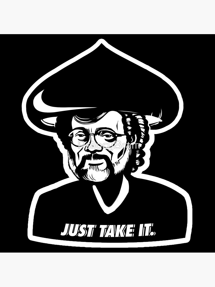 "Terence McKenna - JUST TAKE IT. - BLACK" Poster for Sale by ...
