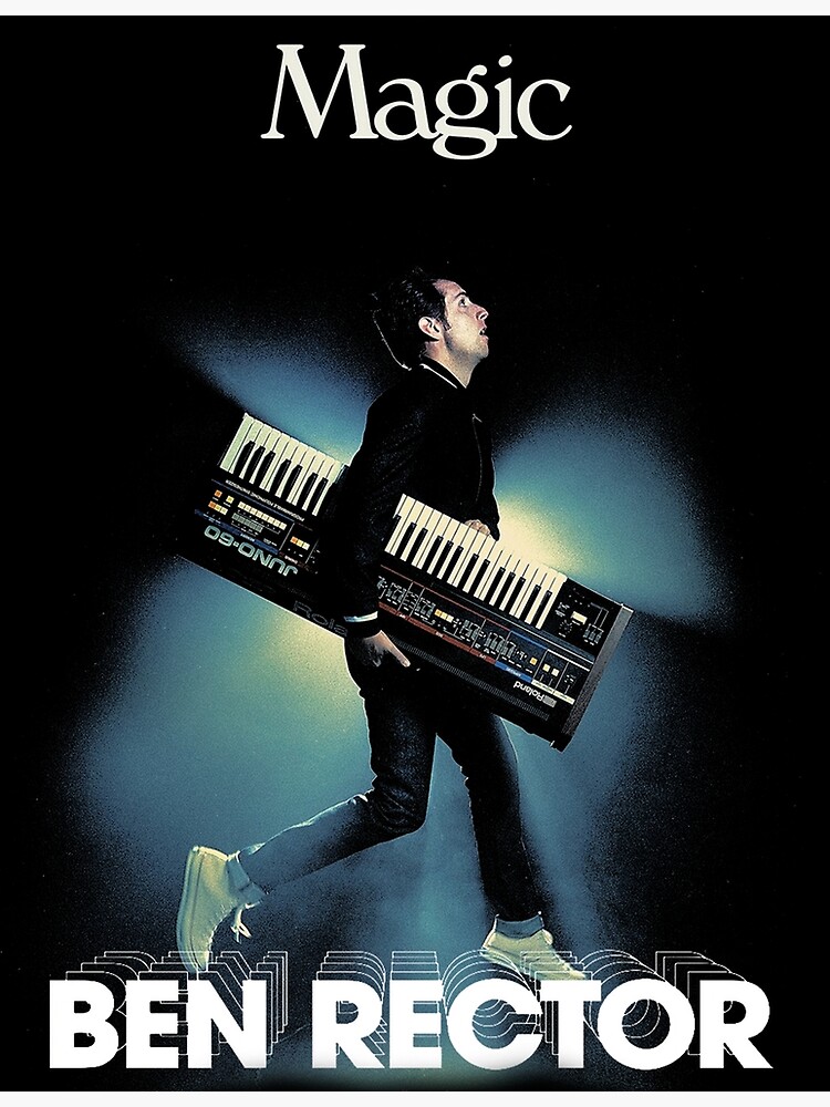 "Ben Music Logo Rector Band" Poster for Sale by ommeral54 | Redbubble